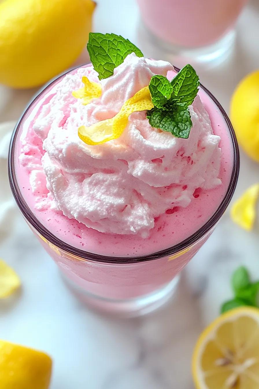 Whipped Pink Lemonade – My Food Plans