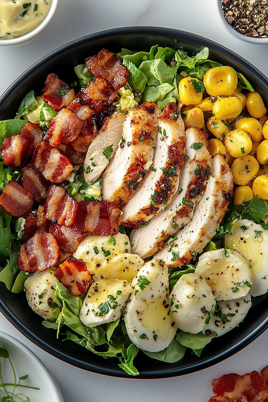 Cobb Salad with Chicken and Bacon – My Food Plans