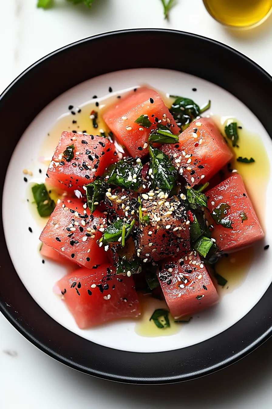 Watermelon Shiso Salad – My Food Plans