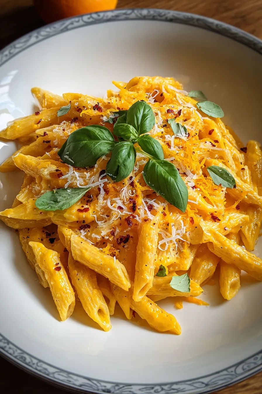 Cheesy Orange Pasta – My Food Plans