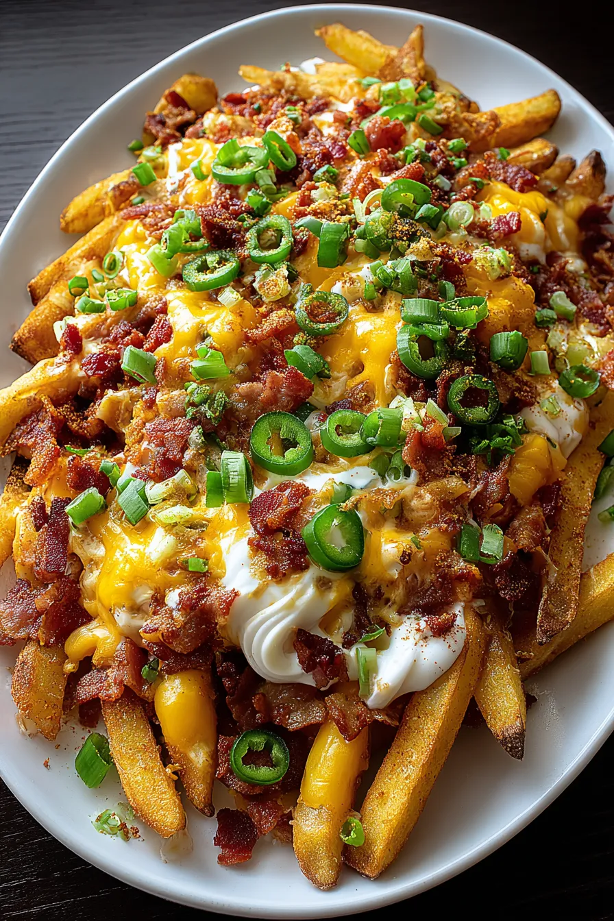 Loaded Spicy Cheesy Dirty Fries – My Food Plans