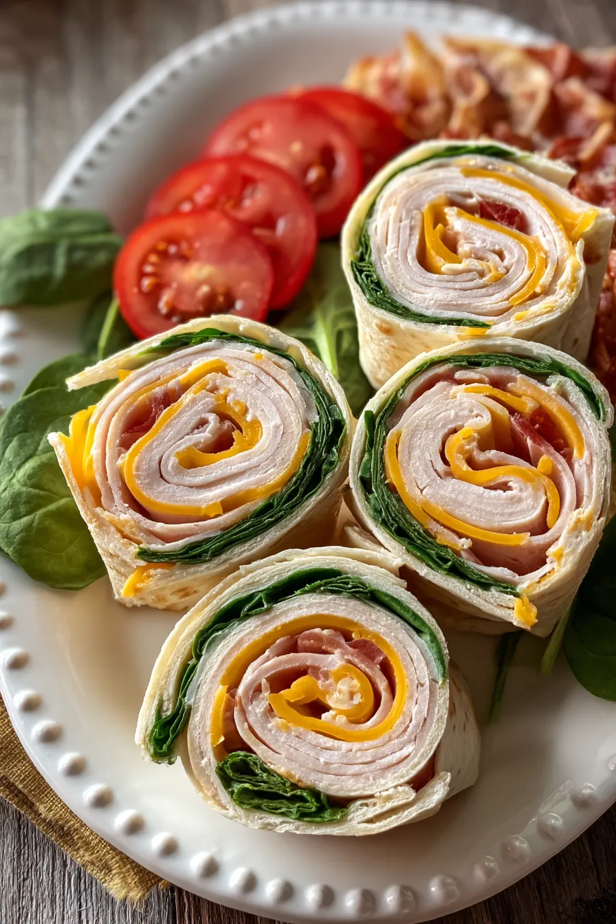Turkey Cheddar Lunch Roll Ups – My Food Plans