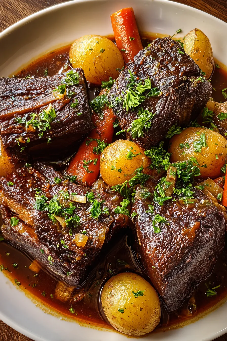 French Style Braised Short Ribs – My Food Plans