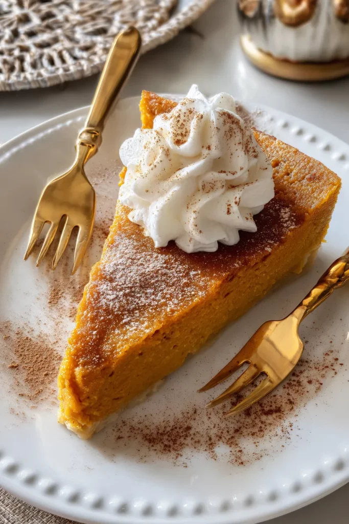 Crustless Pumpkin Pie – My Food Plans
