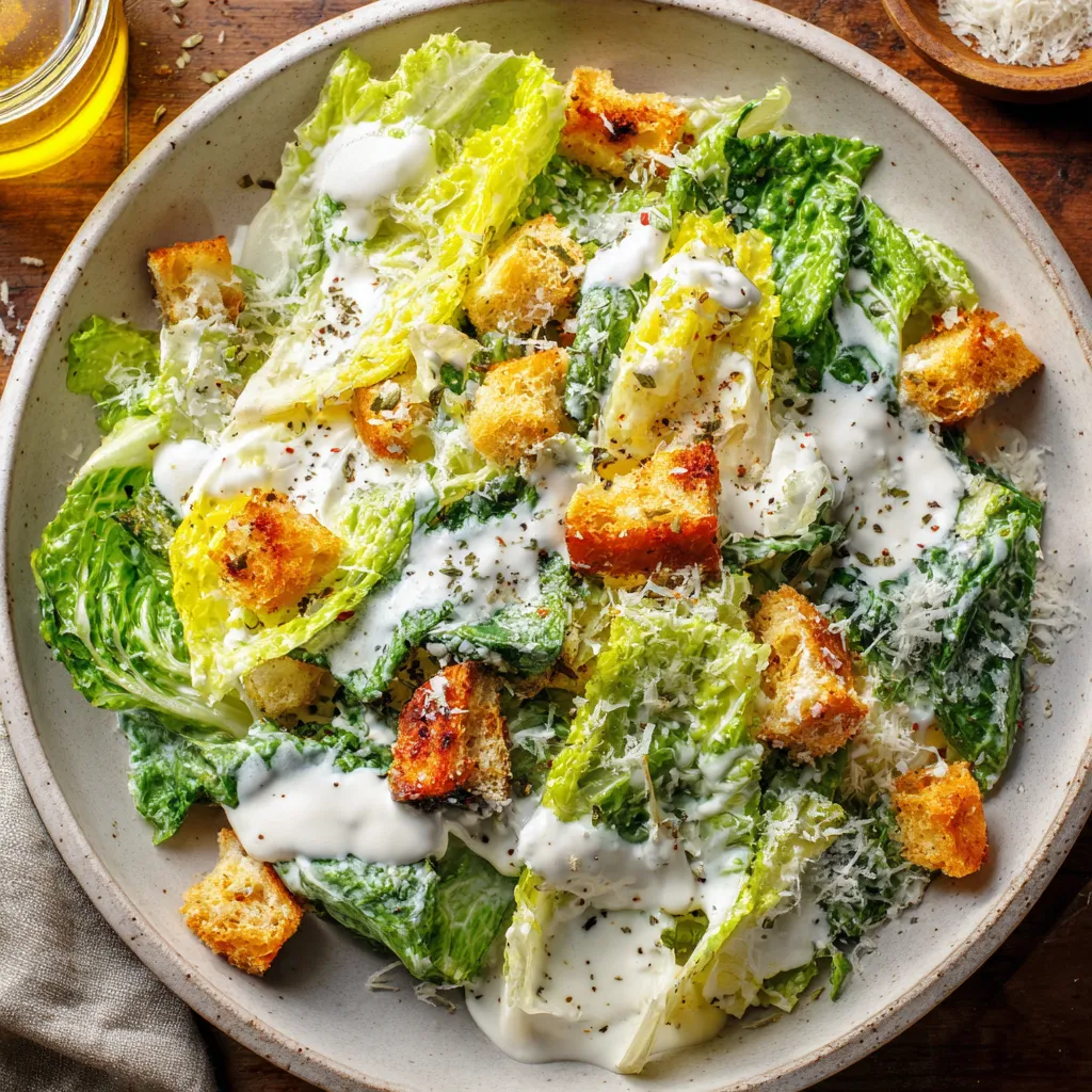 Creamy Greek Yogurt Caesar Dressing – My Food Plans