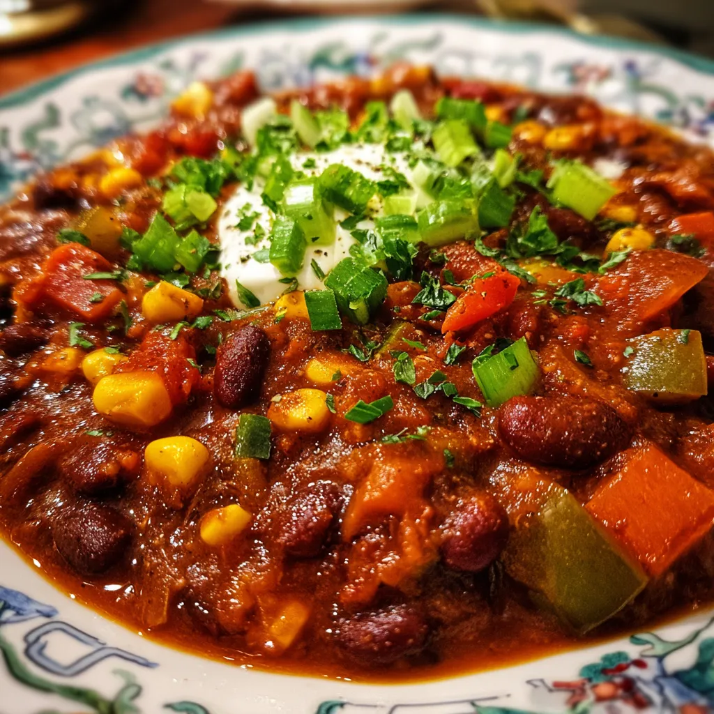 Hearty Smoky Chipotle Vegan Chili – My Food Plans